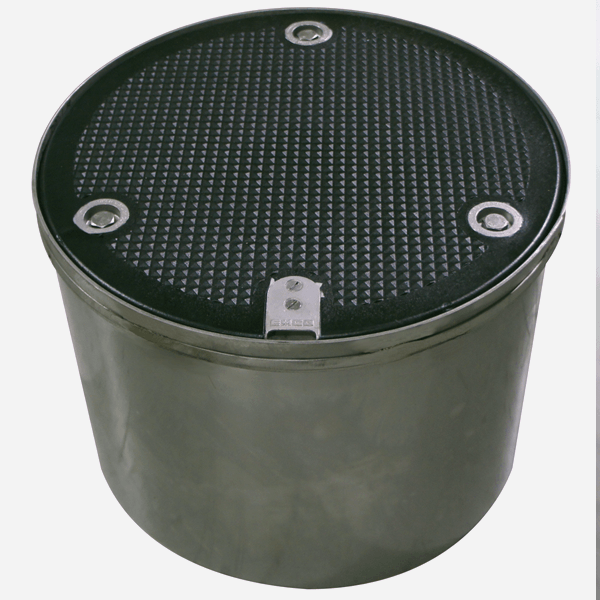 Composite Manhole Cover, Round 39" x13", Stainless Steel Lid - Enviro ...