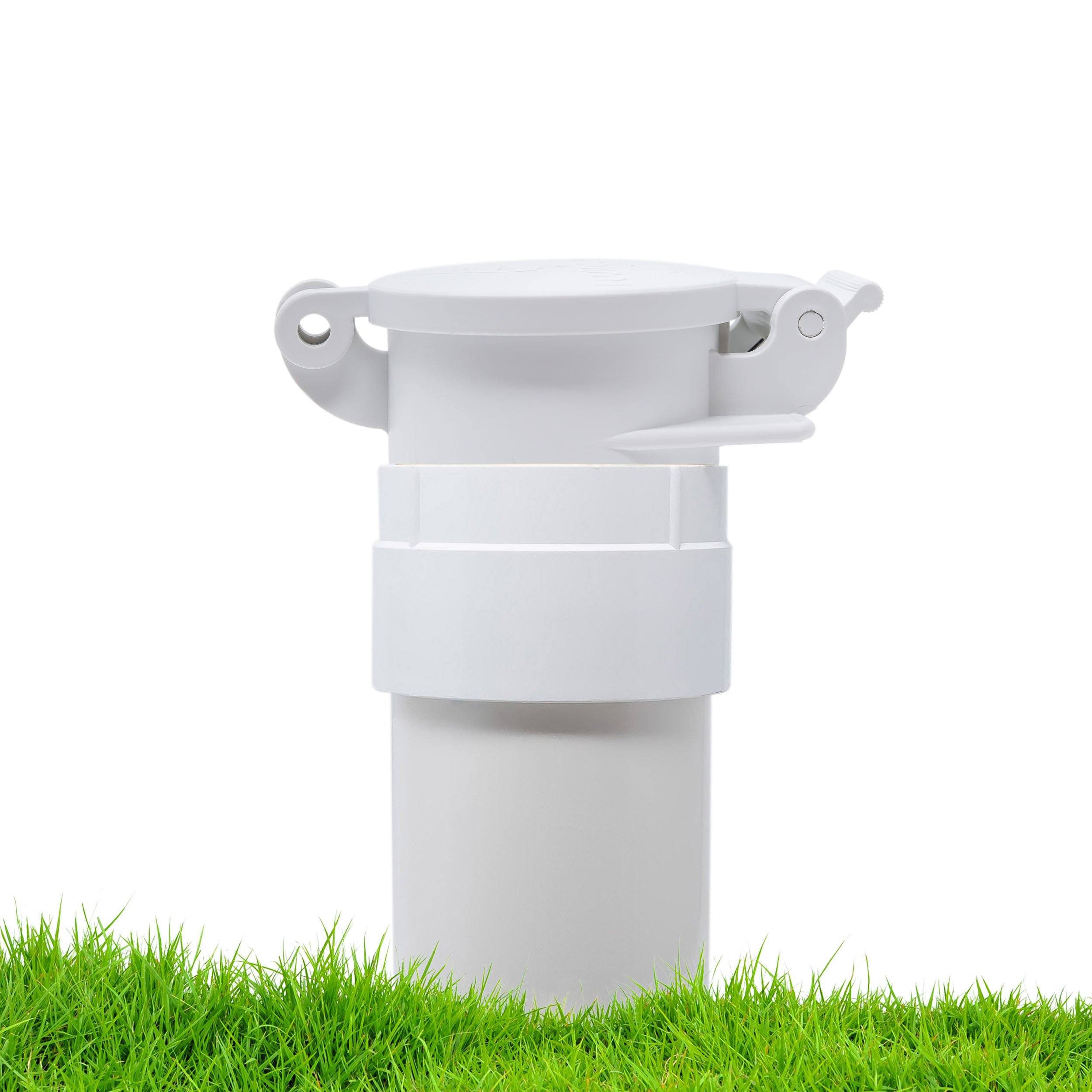 Enviro Design Products: FootLoose RV Site Sewer Cap, 4" White Male ...