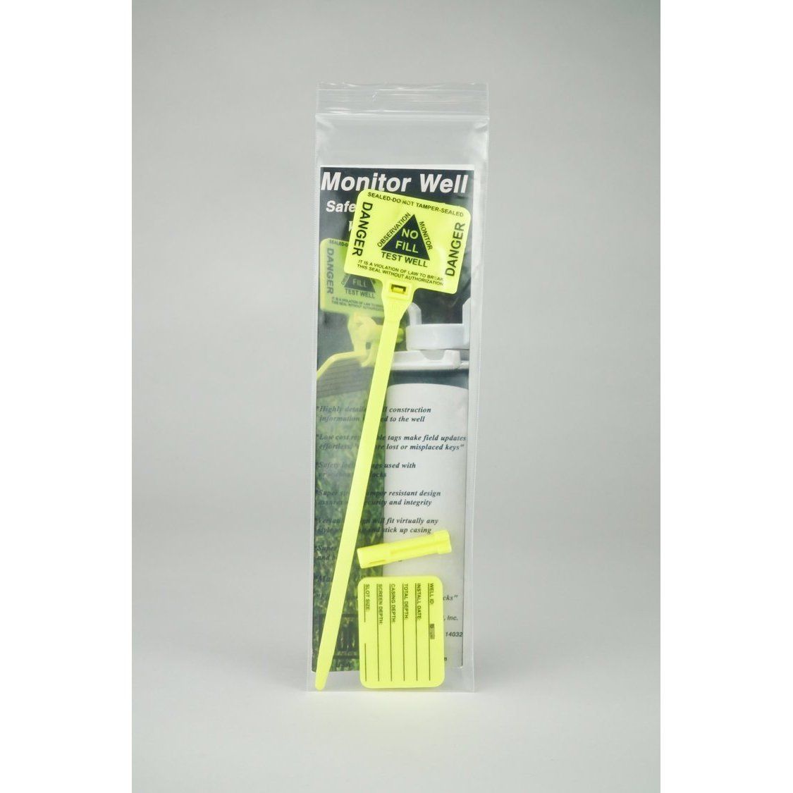 Monitor Well Safety Lockout tag Kit - Enviro Design Products